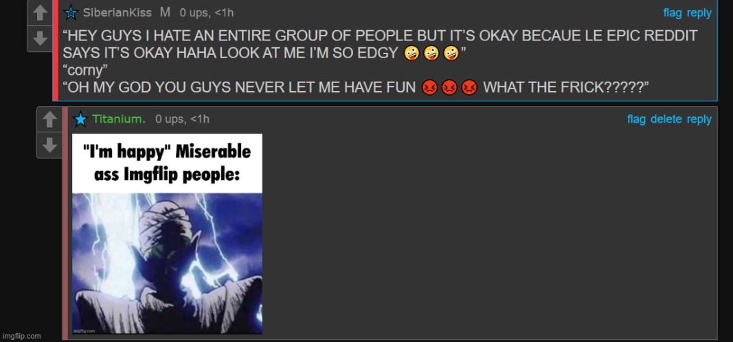 ik i totally pissed off siberiankiss - Imgflip