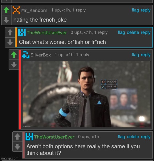 Same dude, I am actually tired of seeing this joke too. - Imgflip