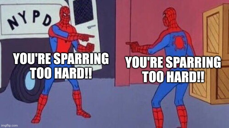 spiderman pointing at spiderman - Imgflip