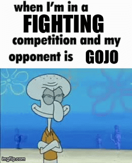 when i'm in a competition and my opponent is GIF Generator - Imgflip