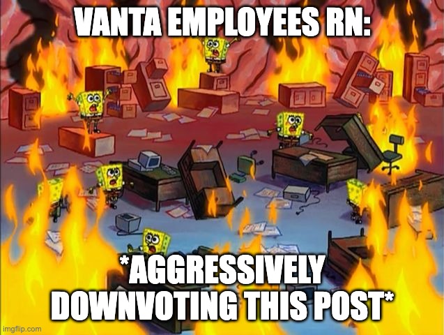 spongebob fire - Imgflip