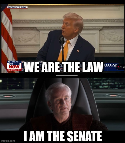 Image tagged in i am the senate - Imgflip