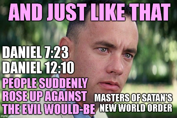 Forrest Gump - and just like that - HD - Imgflip