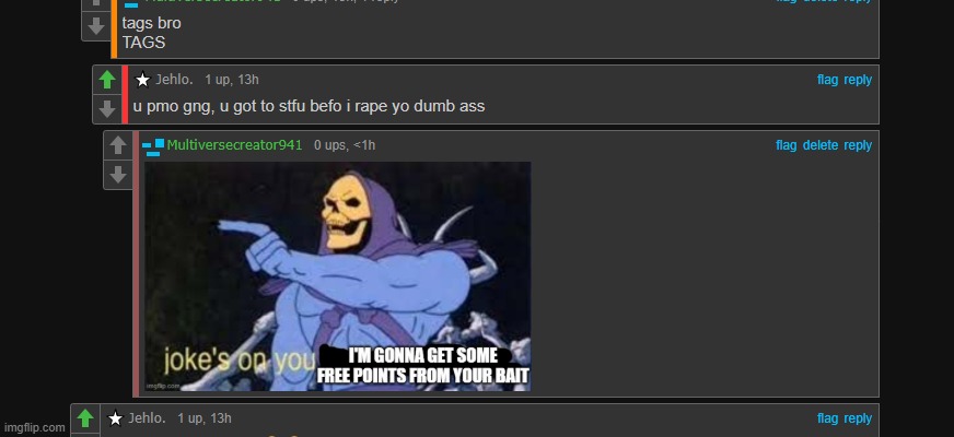 Ha! I'll get free points even if the mods unfeature this - Imgflip