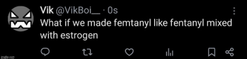 fun fact; vik tweeted this before she even heard of femtanyl's music ...