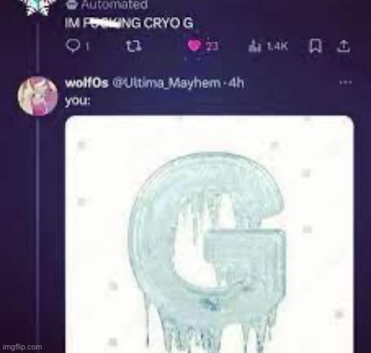 Cryo G - Imgflip