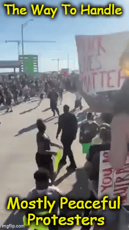 How come these so-called peaceful people are usually leftists? Get off ...