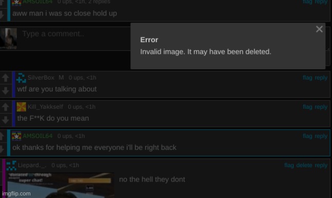 bro deleted the image lmaooooo - Imgflip