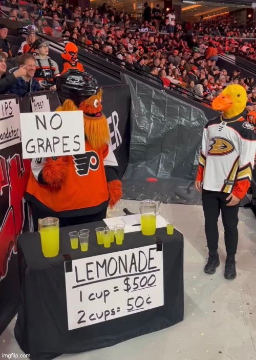 A duck walked up to a lemonade stand - Imgflip