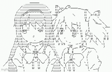 ASCII anime - Imgflip
