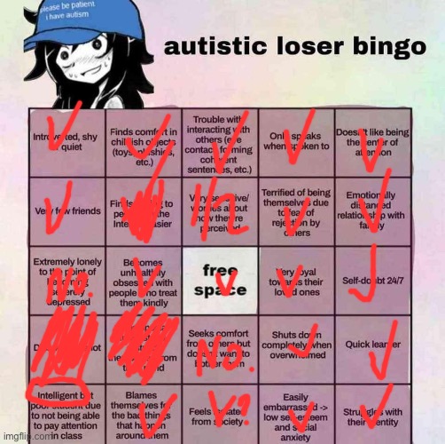 These are signs of autism?? - Imgflip