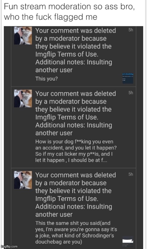 Relatable, fun stream mfs cannot take a joke - Imgflip