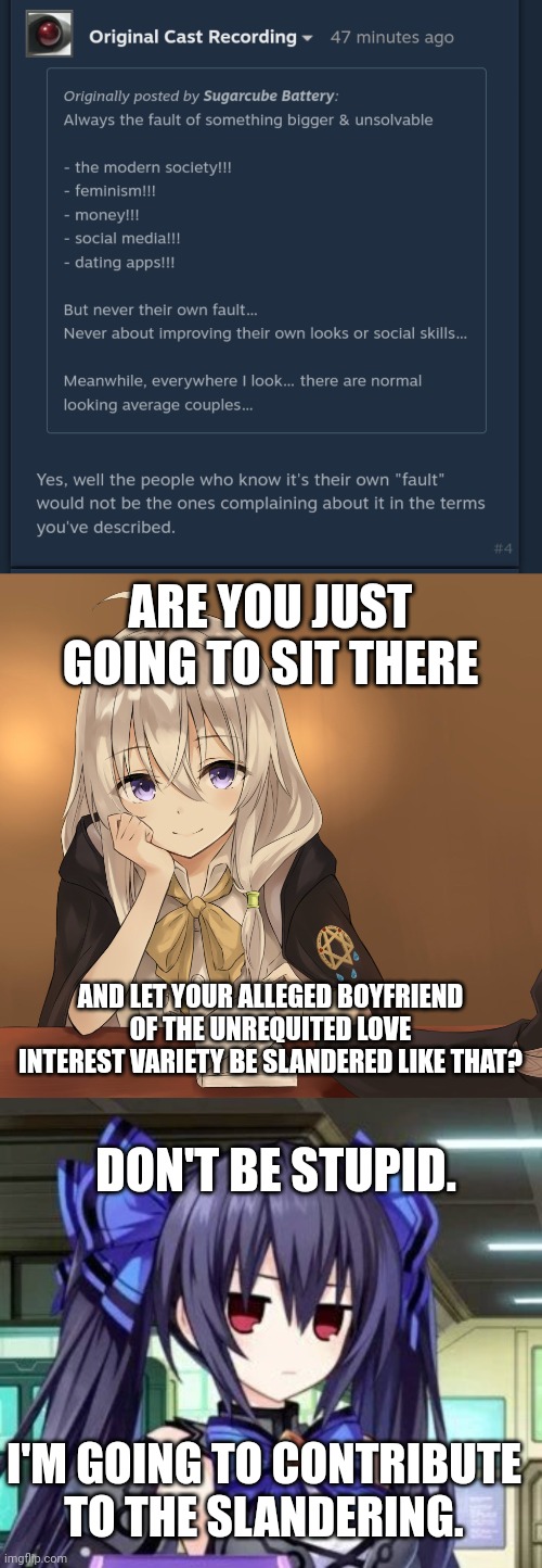 Image tagged in majo no tabitabi,noire tsundere face - Imgflip