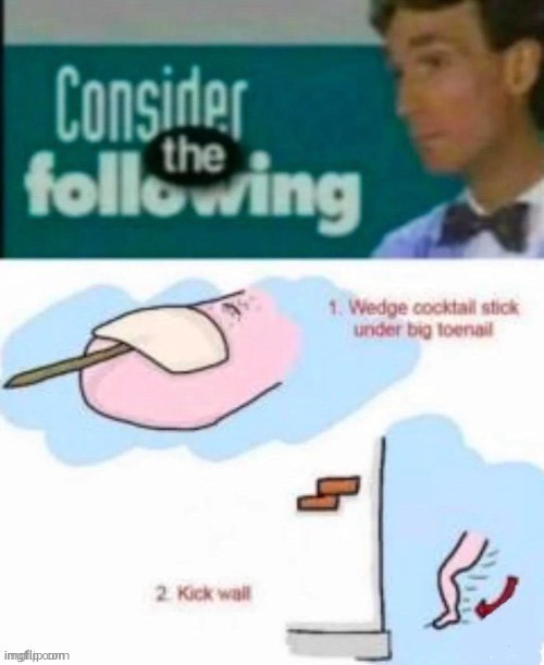 consider the following - Imgflip