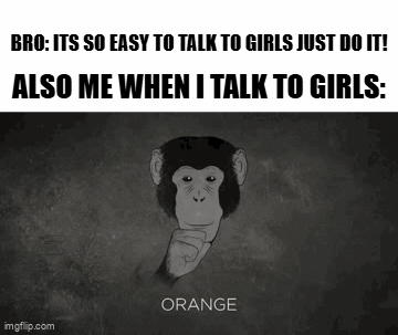 Give me orange monkey - Imgflip