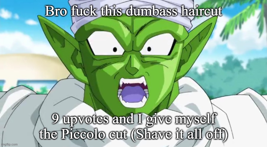 Shocked piccolo - Imgflip