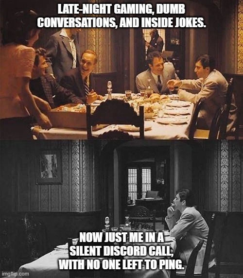 Godfather table scene - Imgflip