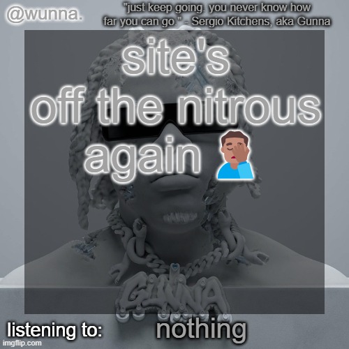 wunna.'s announcement template - Imgflip