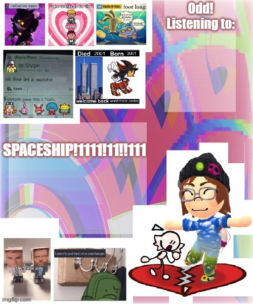 Odd announcement template mii version - Imgflip