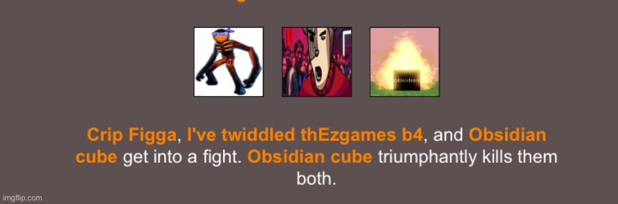 OBSIDIAN CUBE KILLS BOTH! - Imgflip