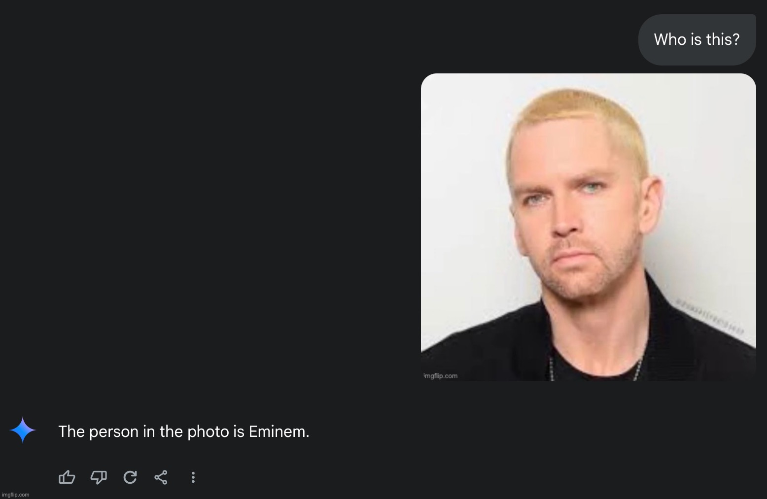 give me more photos of edited faces to send to the AI - Imgflip