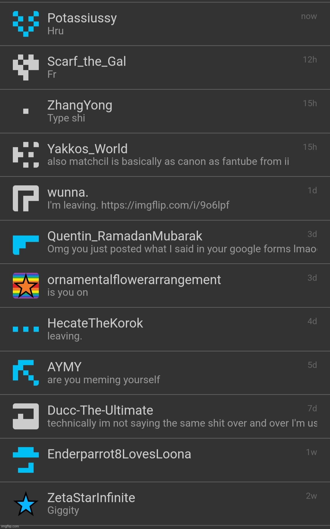 memechat reveal - Imgflip