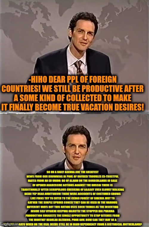 -The tampons on the horns. - Imgflip