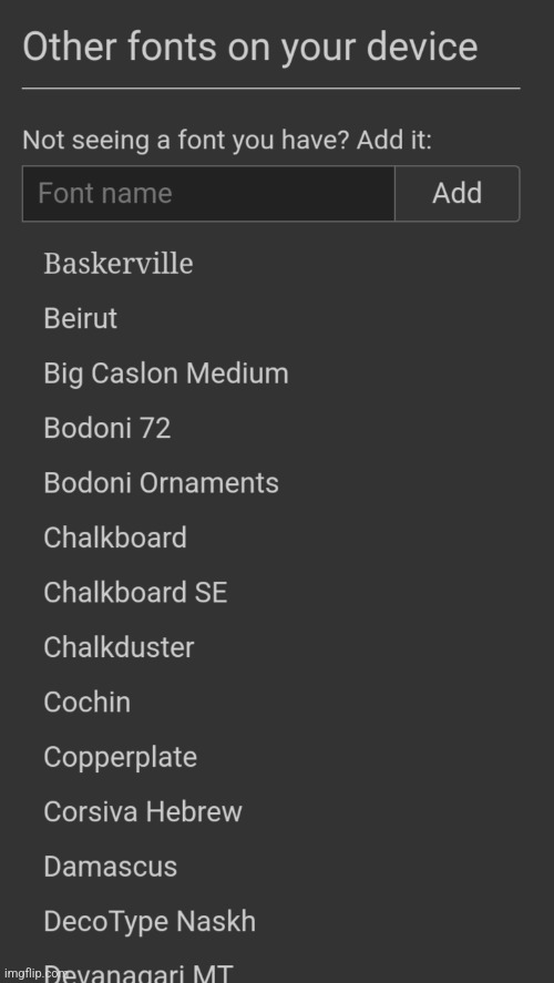 My fonts aren't fonting - Imgflip