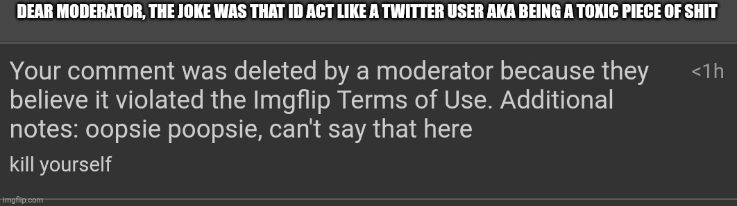 it was stated in the meme that id give the twitter treatment - Imgflip