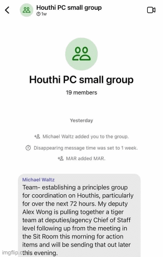 Atlantic—Signal War Texts—Hegseth - Imgflip