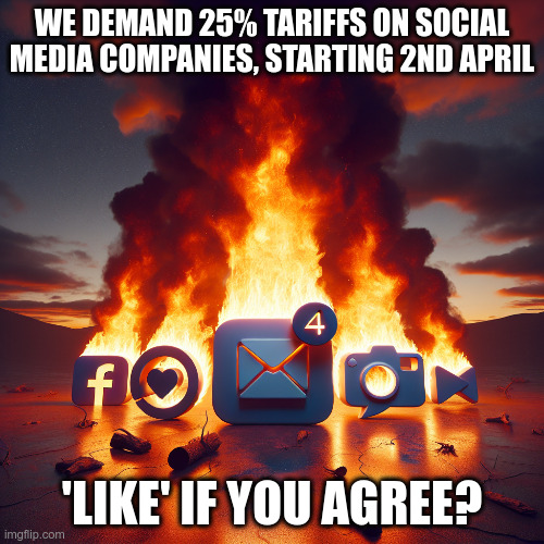 20 tariffs on social media - Imgflip