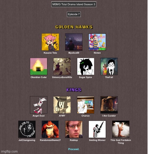 We are 7 episodes away to seeing which two eliminated contestants make ...