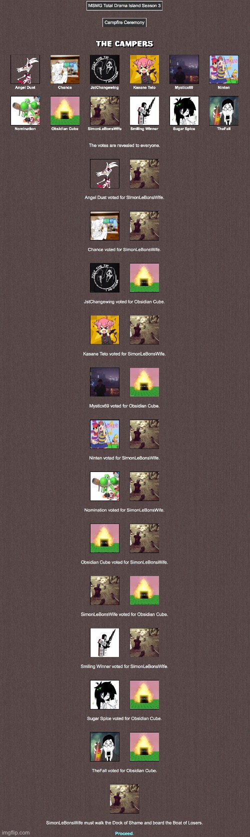 Simon is out. - Imgflip