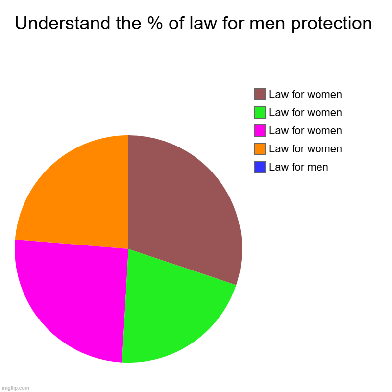 Understand the % of law for men protection - Imgflip