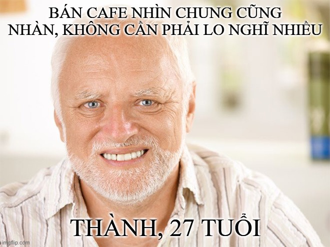 Awkward smiling old man - Imgflip