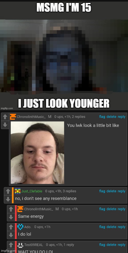 Anyone else see it? You'd have to go back to see uncensored face - Imgflip