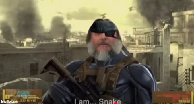 I... am snake... snake metal gear... - Imgflip