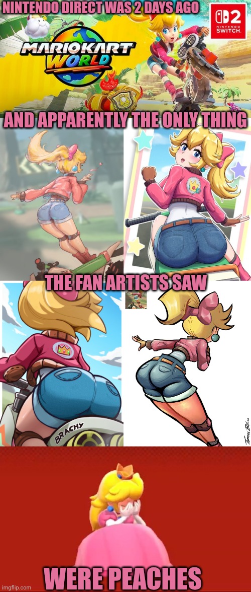 PEACH'S PEACHES - Imgflip