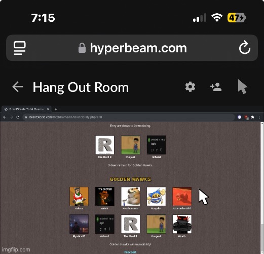 GOLDEN HAWKS WIN THE SENATE TROPHY, 7-1!!! - Imgflip