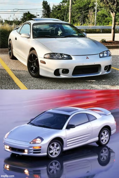 Which generation of the Mitsubishi Eclipse do you like better? - Imgflip