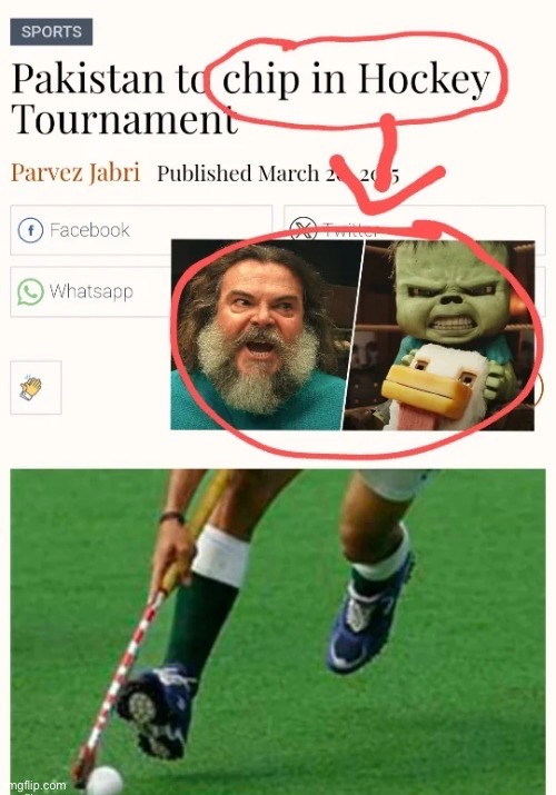 Chip in hockey - Imgflip