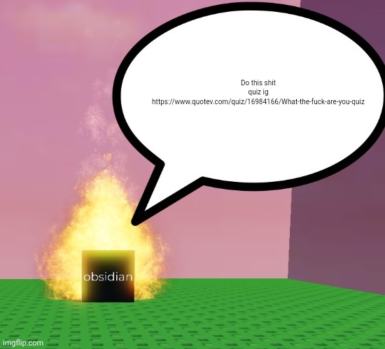 Obsidian-cube announcement template - Imgflip