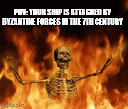 Greek Fire hurts - Imgflip