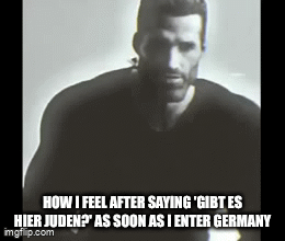 it means 'are here jews?' - Imgflip
