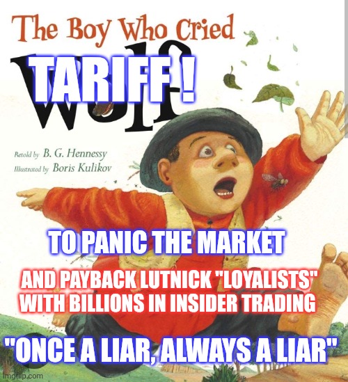 Boy who cried Tariff - Imgflip