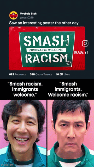 Smash immigrants. Welcome racism. - Imgflip