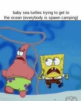 spongebob running - Imgflip