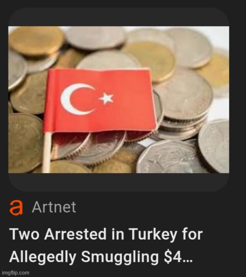 arrested for smuggling $4 is drazy - Imgflip