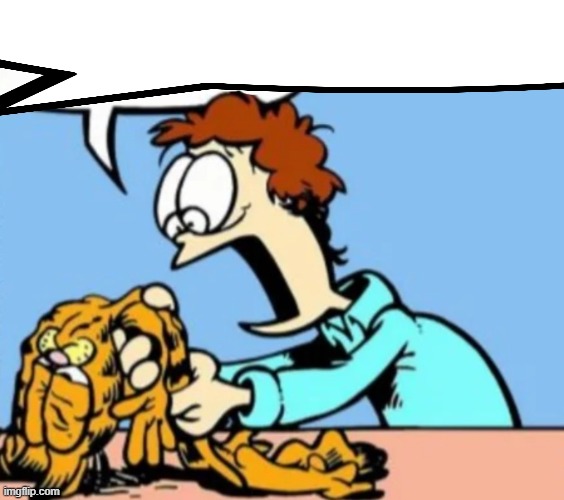Deflated garfeild - Imgflip