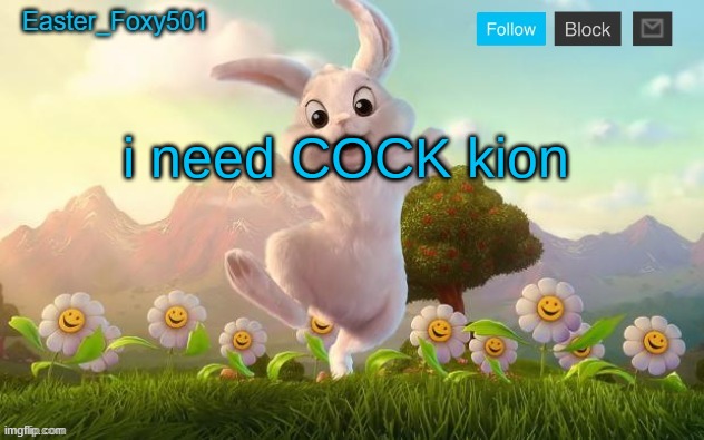 Easter_Foxy501 announcement template - Imgflip